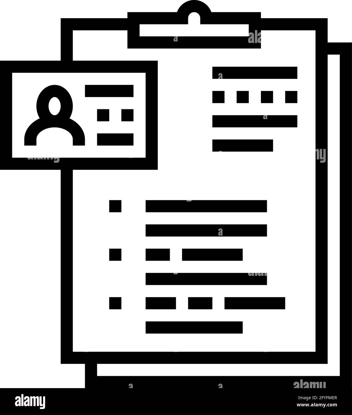 form of motel visitor line icon vector illustration Stock Vector Image ...