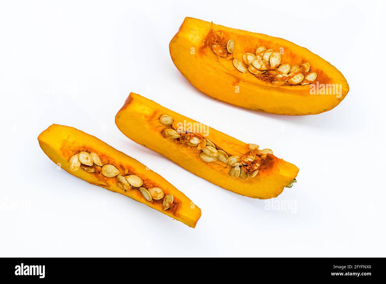 Overhead view sliced pumpkin hi-res stock photography and images - Alamy