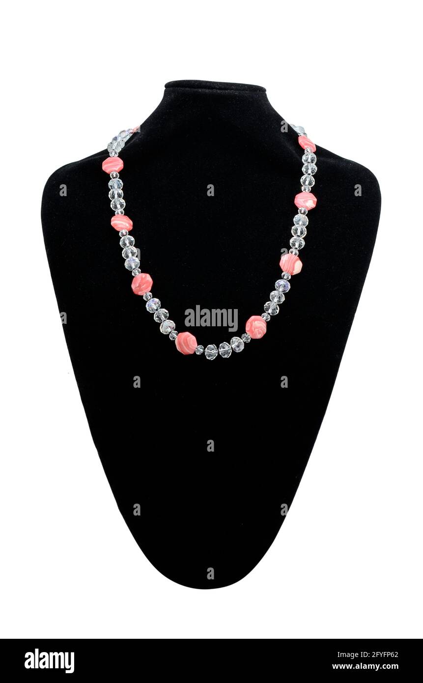 necklace on a mannequin isolated Stock Photo - Alamy necklace on a mannequin isolated Stock Photo - Alamy