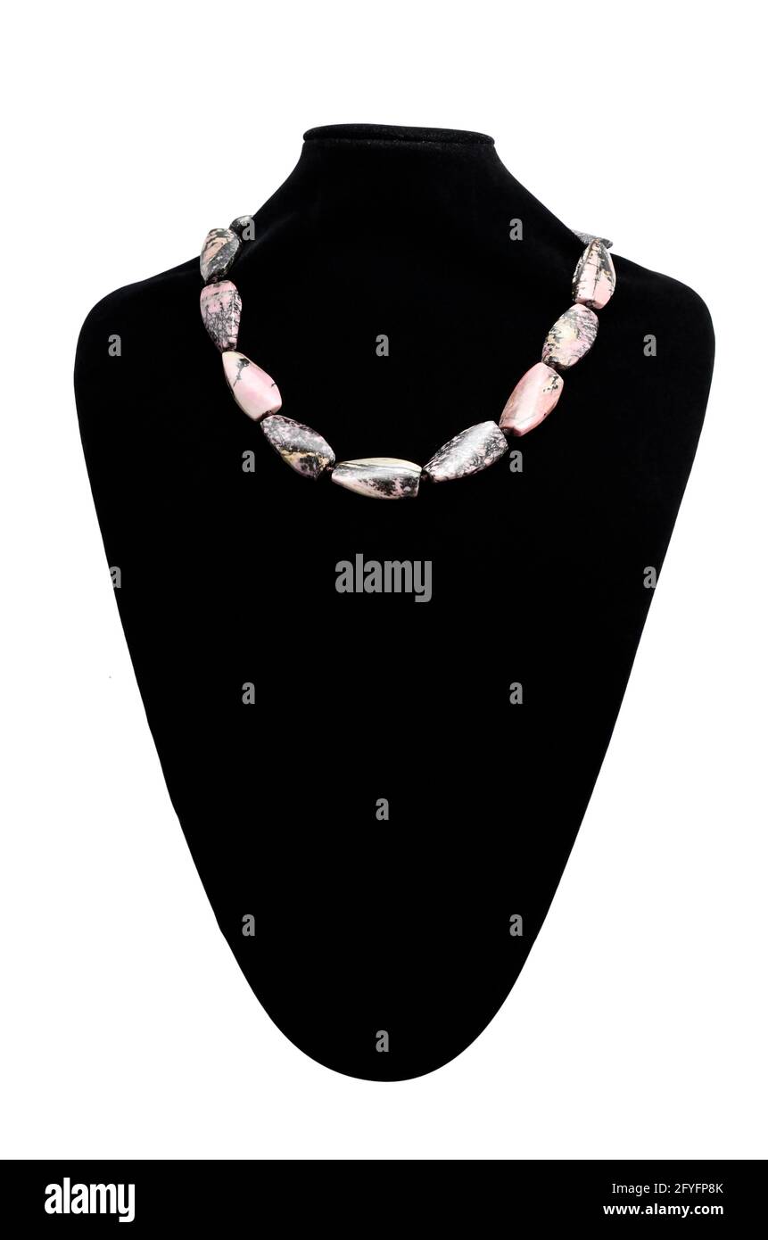 necklace on a mannequin isolated Stock Photo - Alamy necklace on a mannequin isolated Stock Photo - Alamy