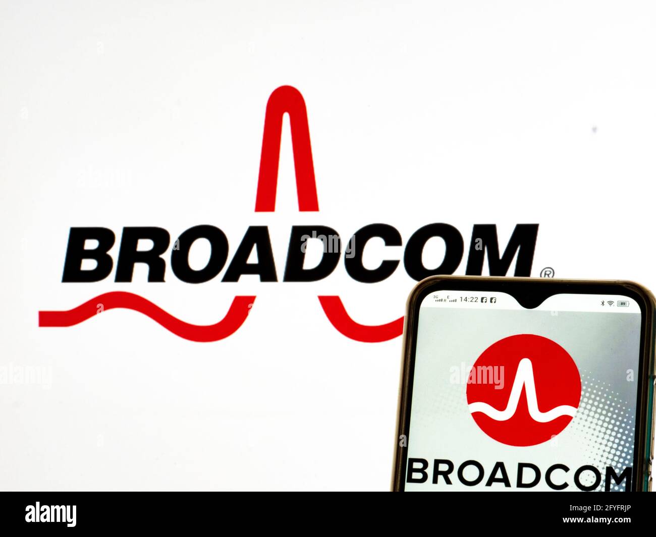 Broadcom inc logo hi-res stock photography and images - Alamy