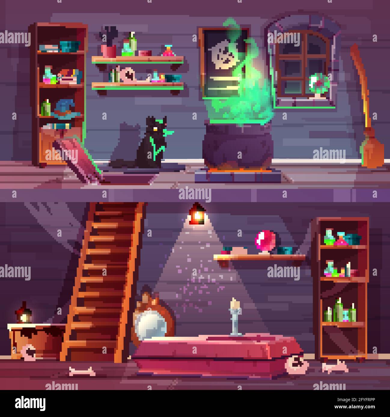 Cross Section House And Basement High Resolution Stock Photography and ...