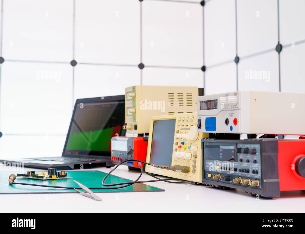 Measuring instruments in the laboratory for the development of modern ...