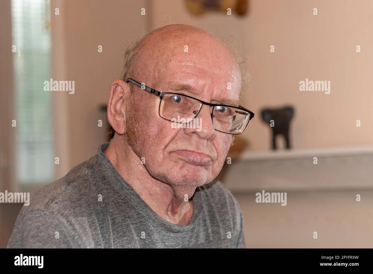 Bald old man hi-res stock photography and images - Alamy