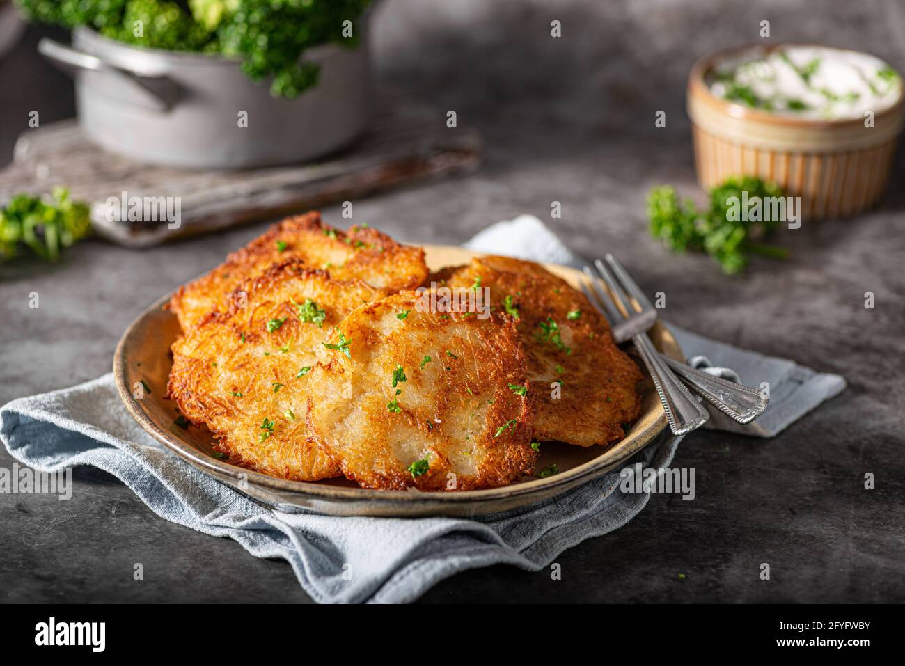 Potato Latkes With Garlic at Georgia Farber blog