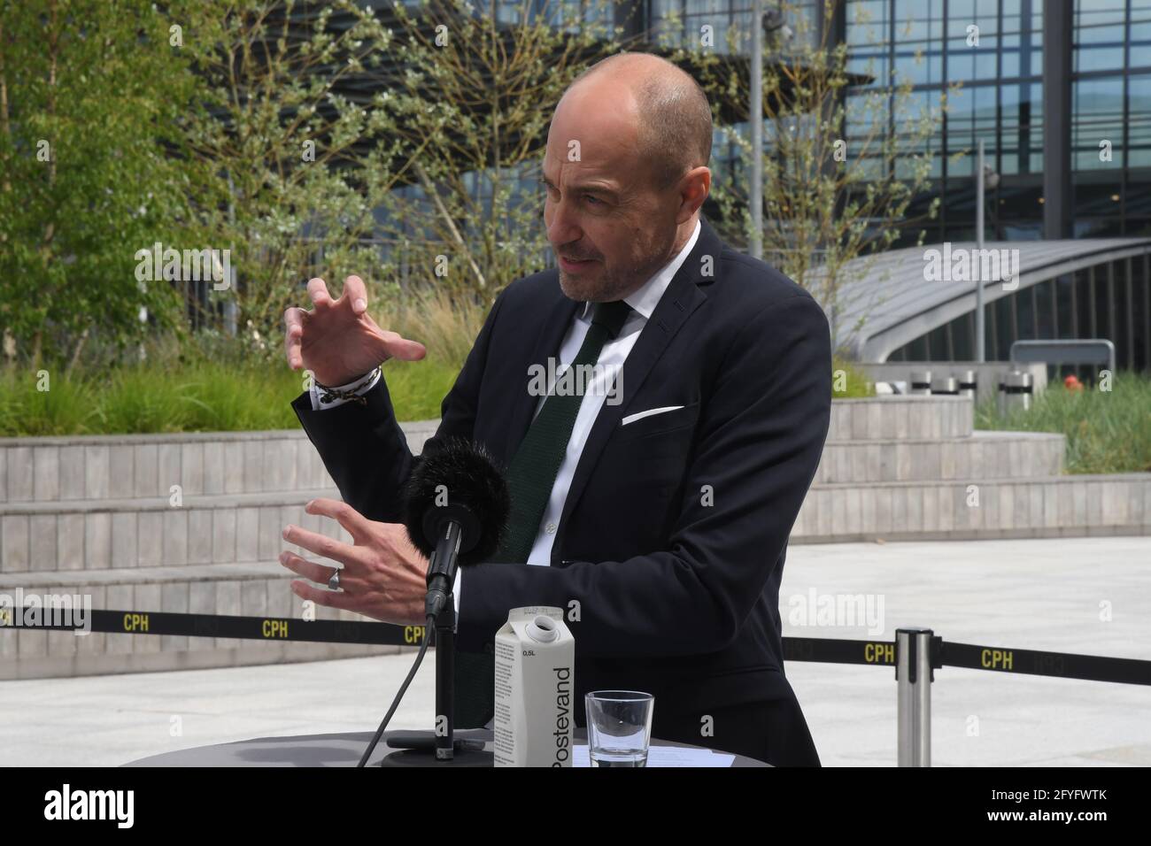 Copenhagen, Denmark. 28 May 2021,Danish minister for health Mogens ...