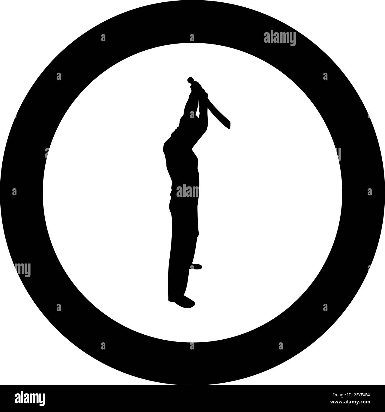 Man with sword machete from above Cold weapons in hand military man ...