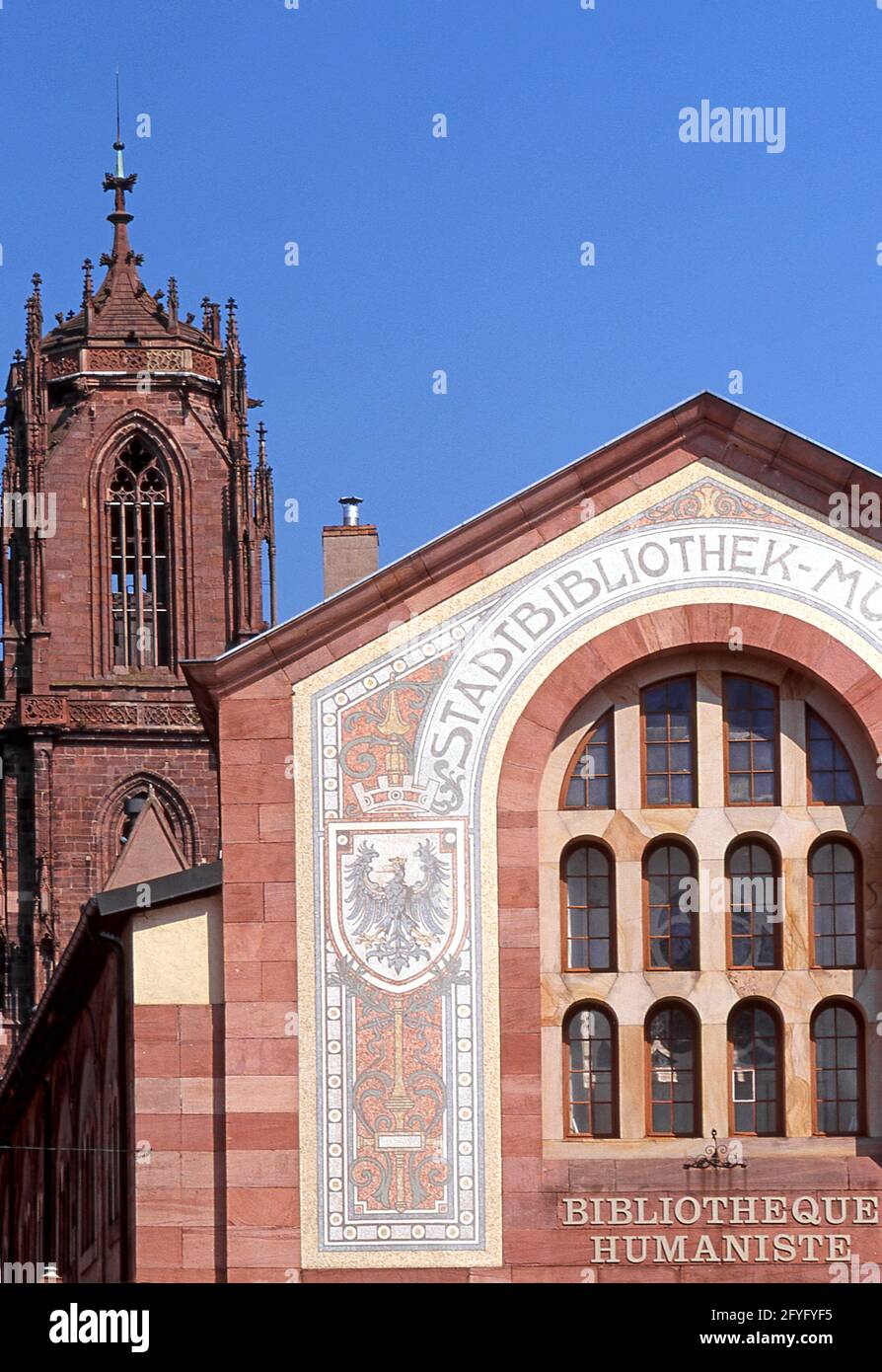 Humanist library selestat alsace france hi-res stock photography and ...