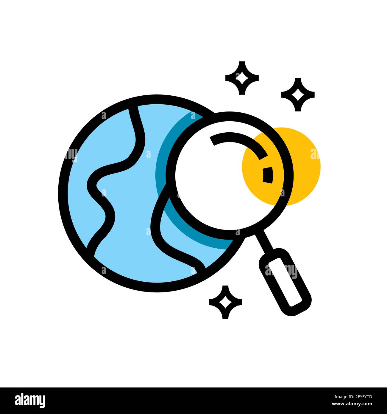 Globe icon vector hi-res stock photography and images - Alamy