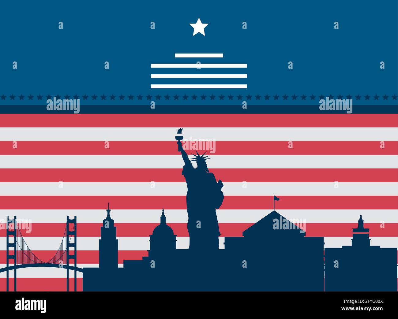 Us monuments Stock Vector Images - Alamy