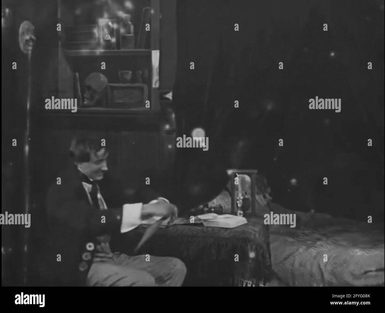 Edisons Frankenstein Vintage screen Stock Photo - Alamy