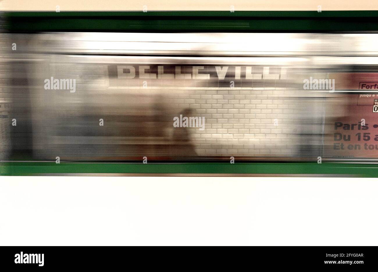 FRANCE. PARIS (75) METRO, STATION BELLEVILLE. IT IS IN THE AREA OF THE ...
