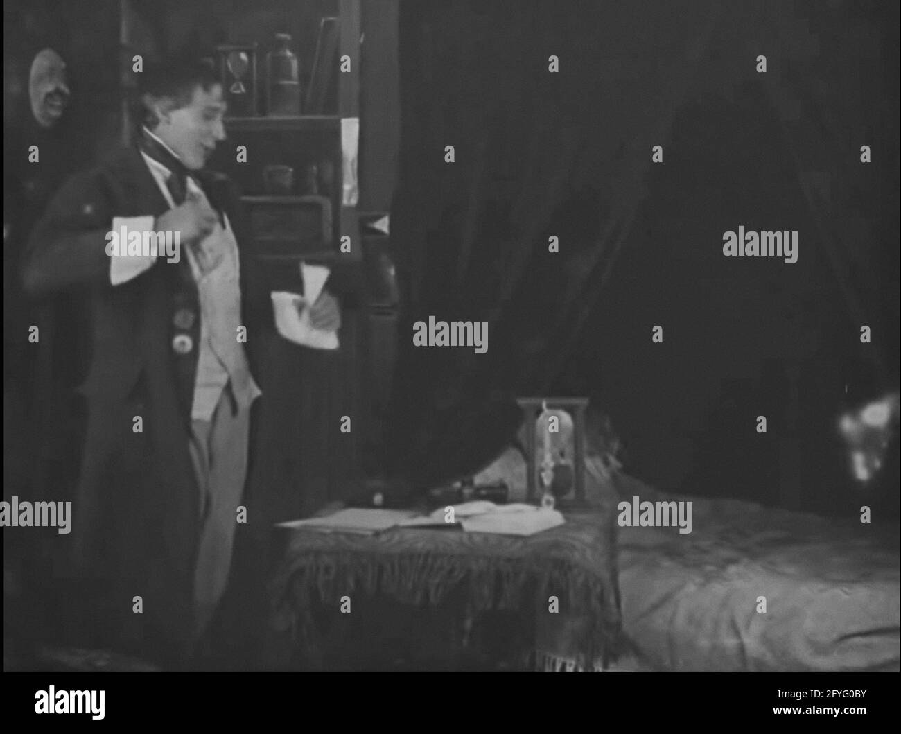 Edisons Frankenstein Vintage screen Stock Photo - Alamy