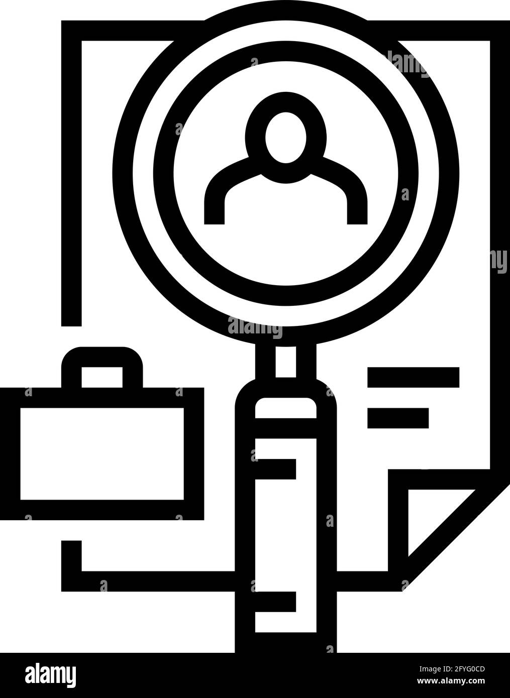 cv confirmation line icon vector illustration Stock Vector Image & Art ...