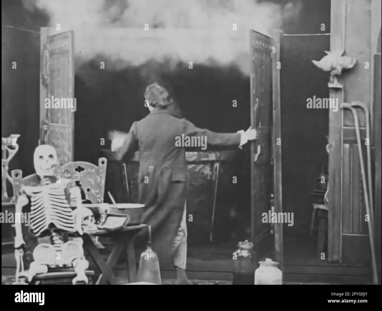 Edisons Frankenstein Vintage screen Stock Photo - Alamy