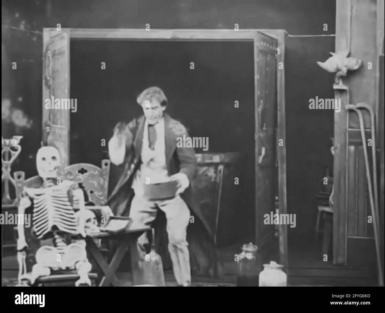 Frankenstein movie poster Black and White Stock Photos & Images - Alamy