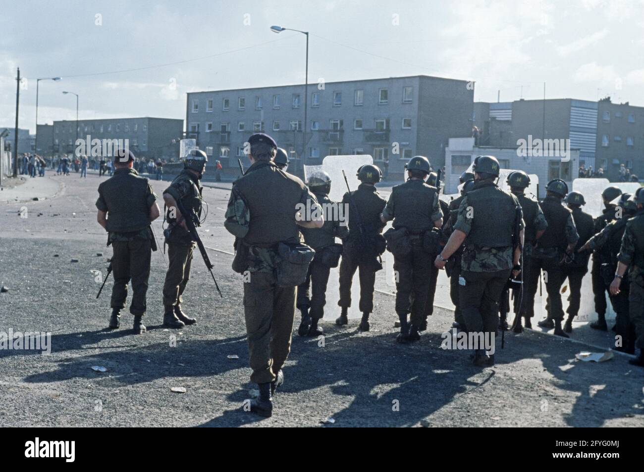 LONDONDERRY/DERRY, UNITED KINGDOM - AUGUST 1975. British Army ...