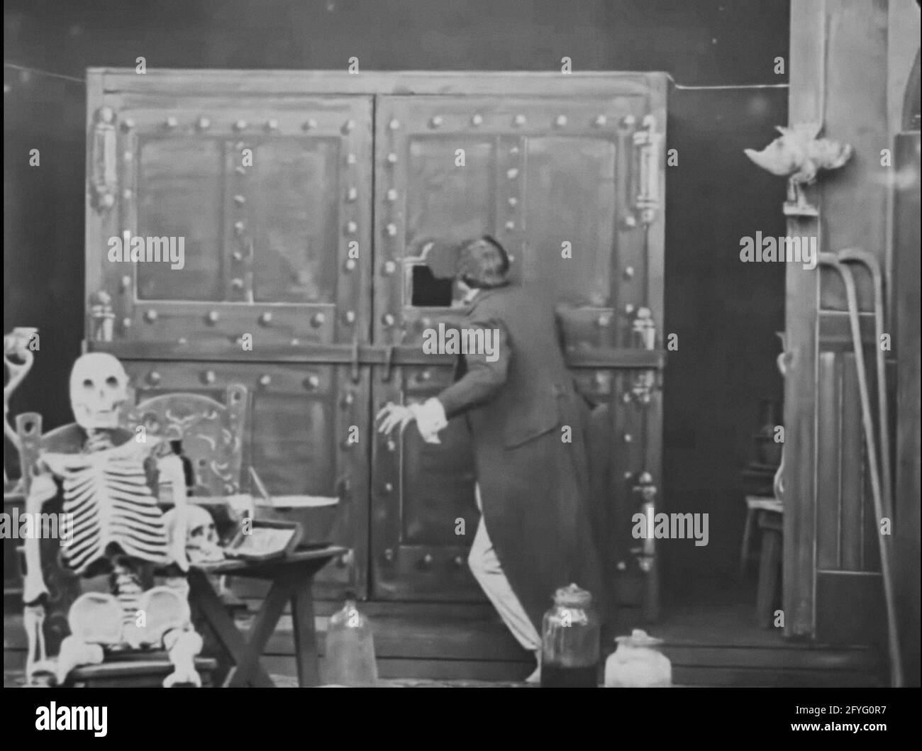 Edisons Frankenstein Vintage screen Stock Photo - Alamy