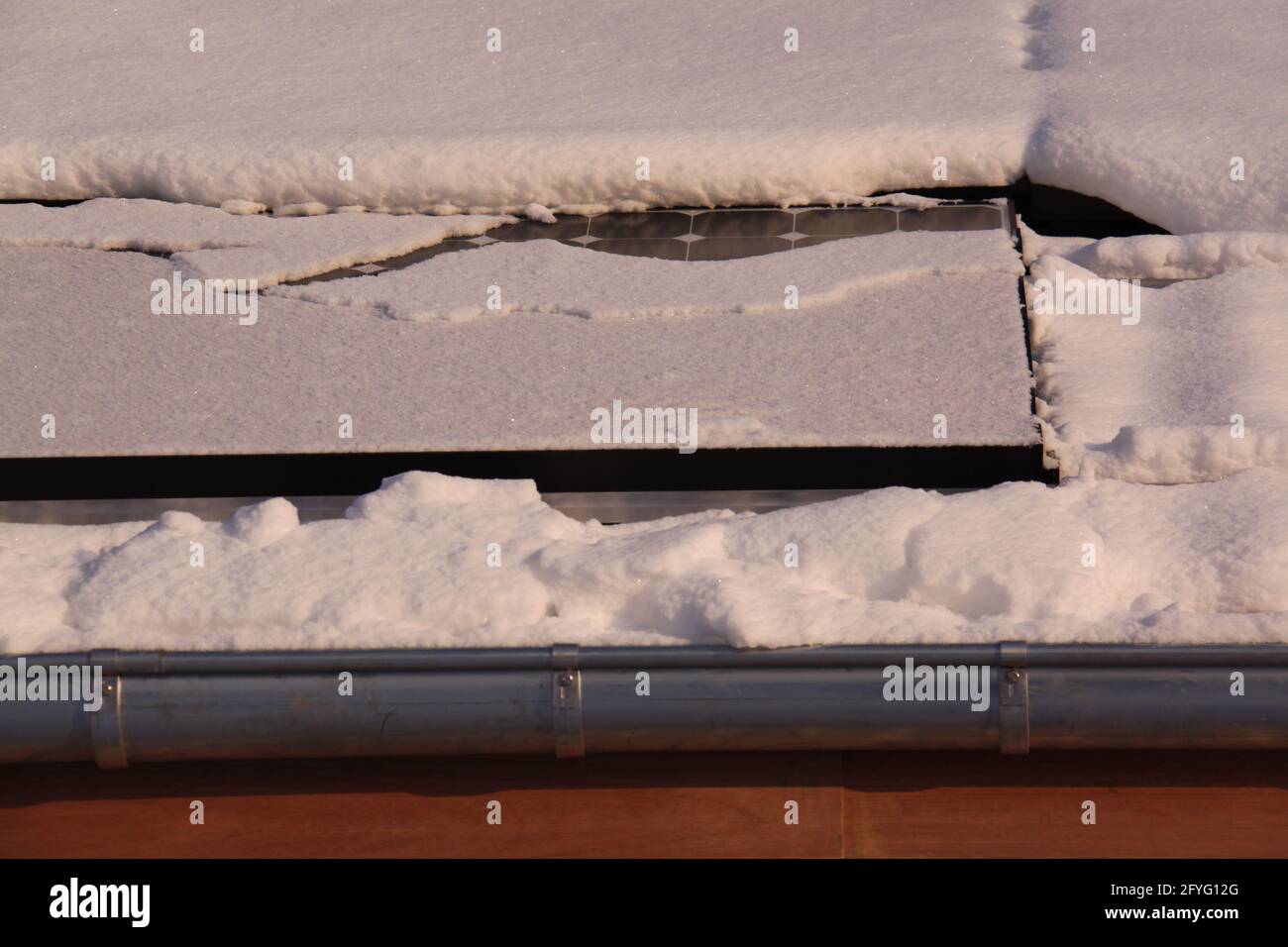 Sliding off a roof hi-res stock photography and images - Alamy