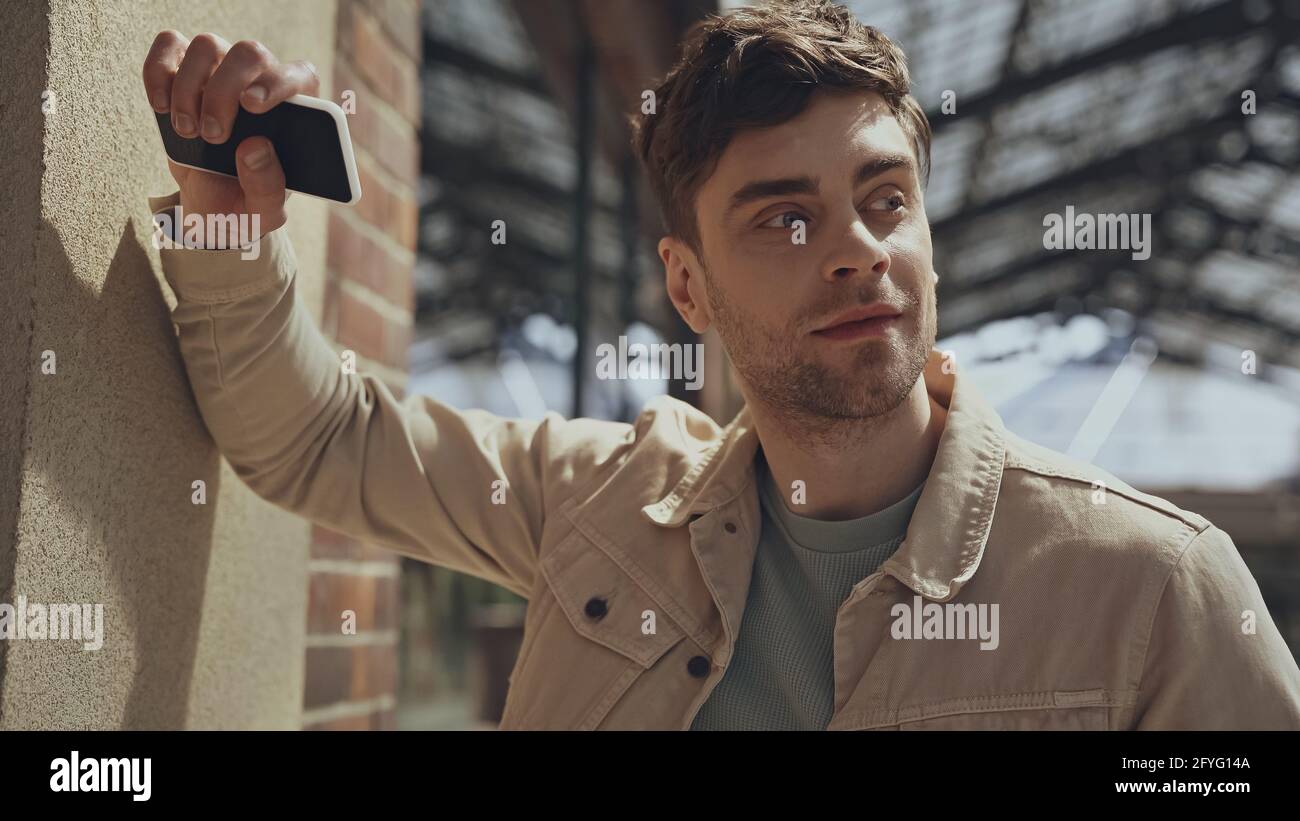 Communication holding looking away communication hi-res stock ...