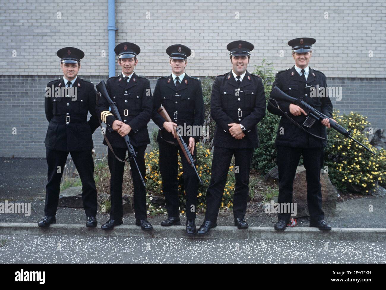 BELFAST, UNITED KINGDOM - SEPTEMBER 1978- RUC, Royal Ulster ...