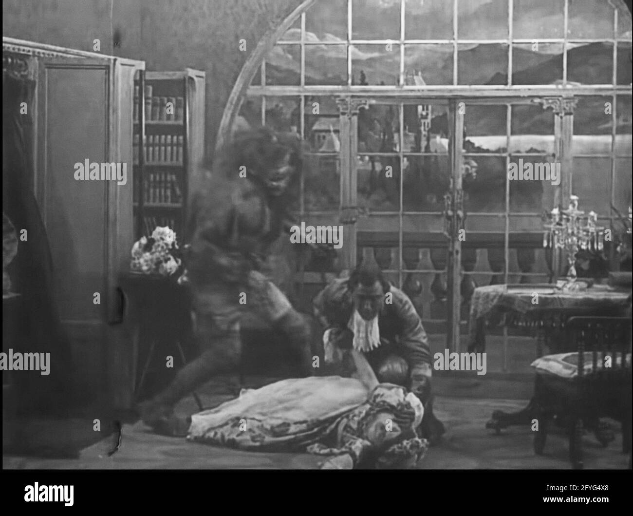 Edisons Frankenstein Vintage screen Stock Photo - Alamy
