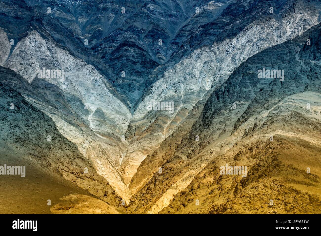 Brown colourful rocks and stones - painting look formation , mountains ...