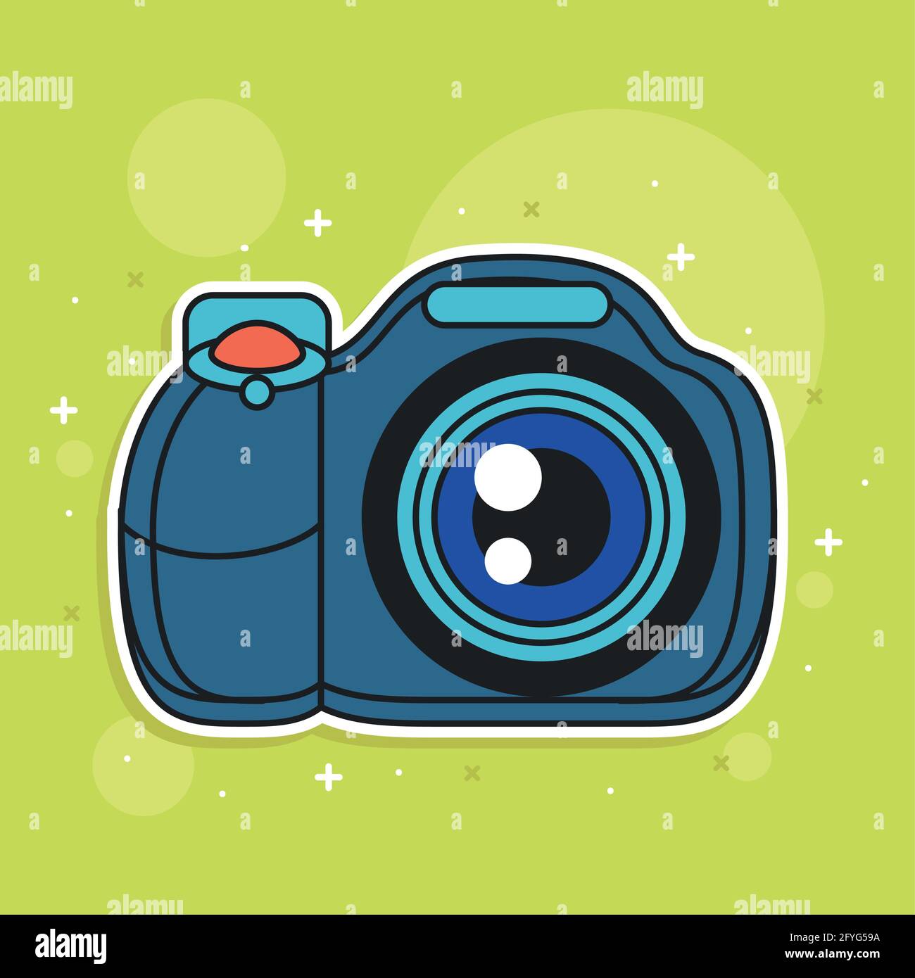 photo camera cartoon Stock Vector Image & Art - Alamy