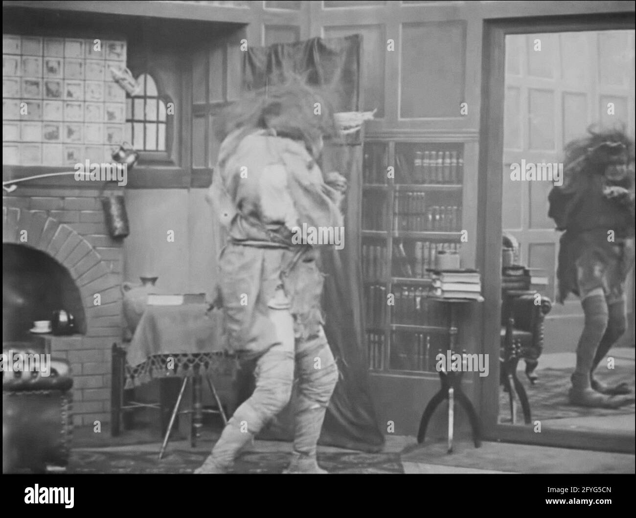 Edisons Frankenstein Vintage screen Stock Photo - Alamy