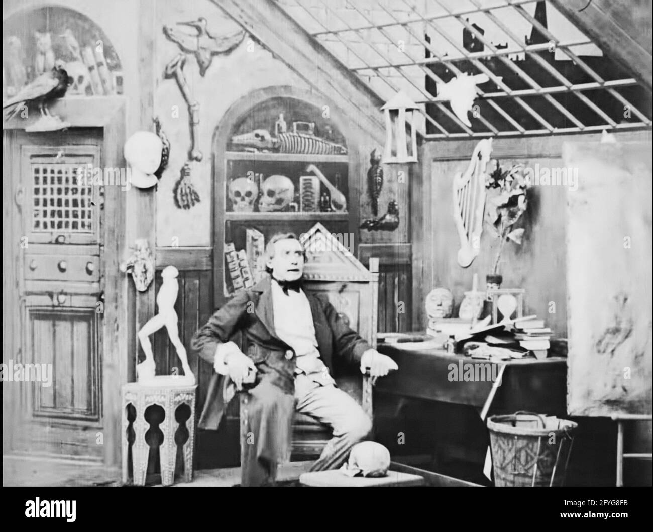 Edisons Frankenstein Vintage screen Stock Photo - Alamy