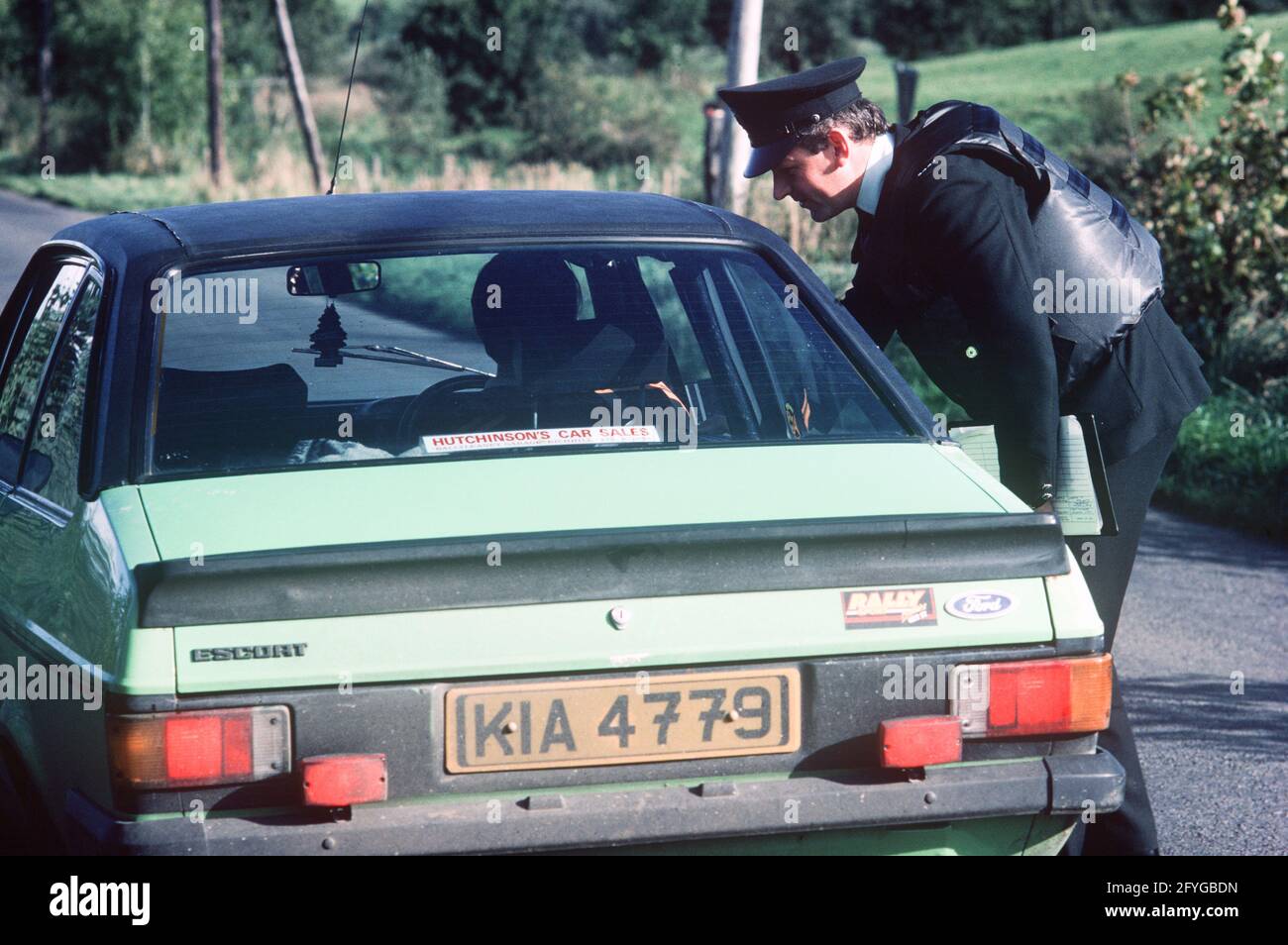 Royal ulster constabulary ruc police northern ireland 1980s hi-res ...
