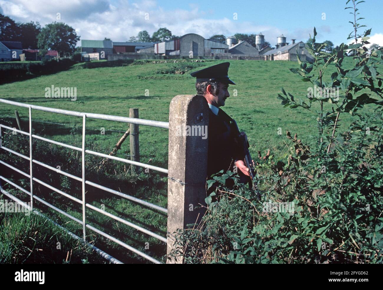 COUNTY TYRONE, UNITED KINGDOM - SEPTEMBER 1980. RUC, Royal Ulster ...