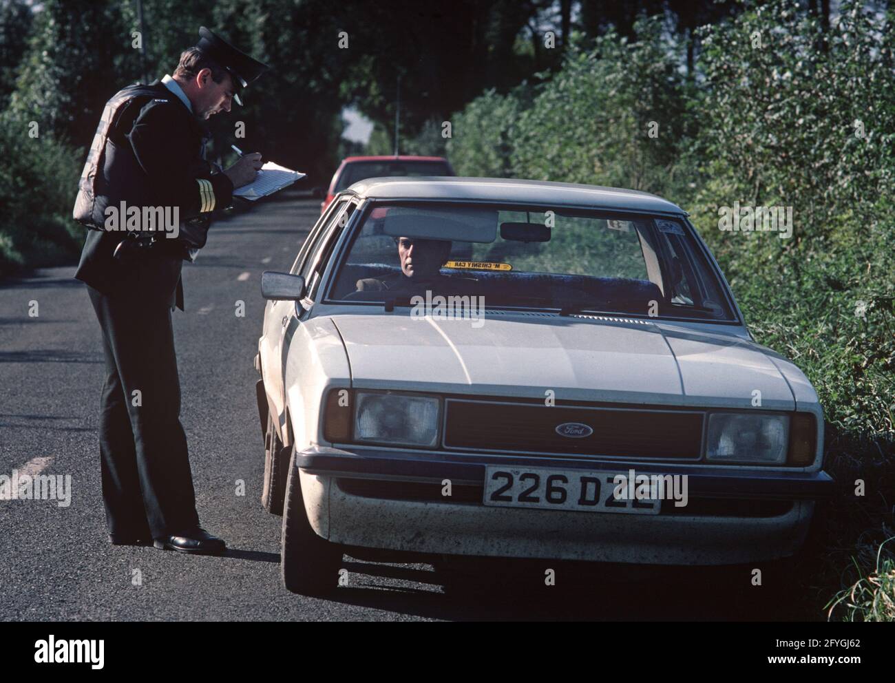 COUNTY TYRONE, UNITED KINGDOM - SEPTEMBER 1980. RUC, Royal Ulster ...