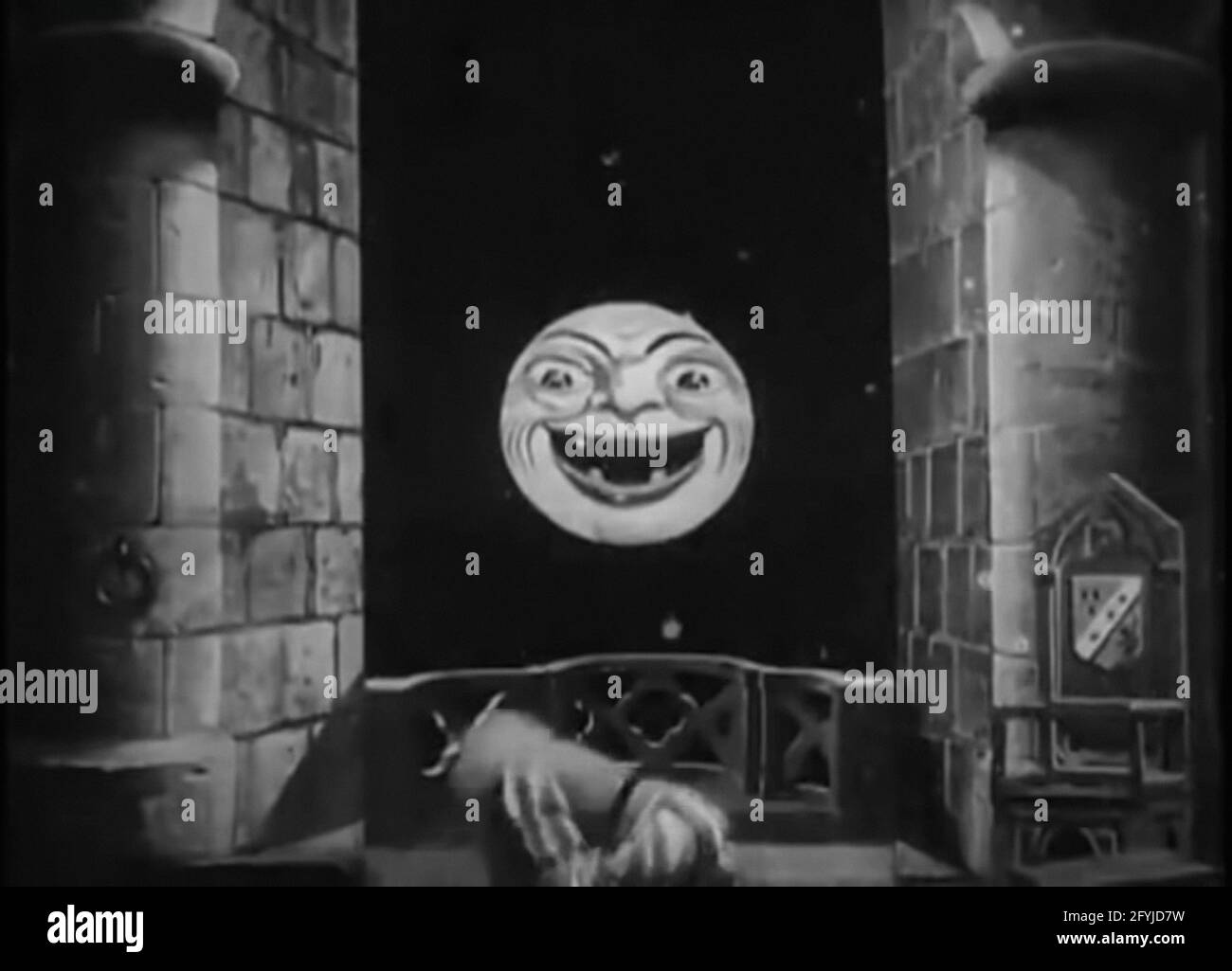 The Astronomers dream vintage movie screen Stock Photo - Alamy