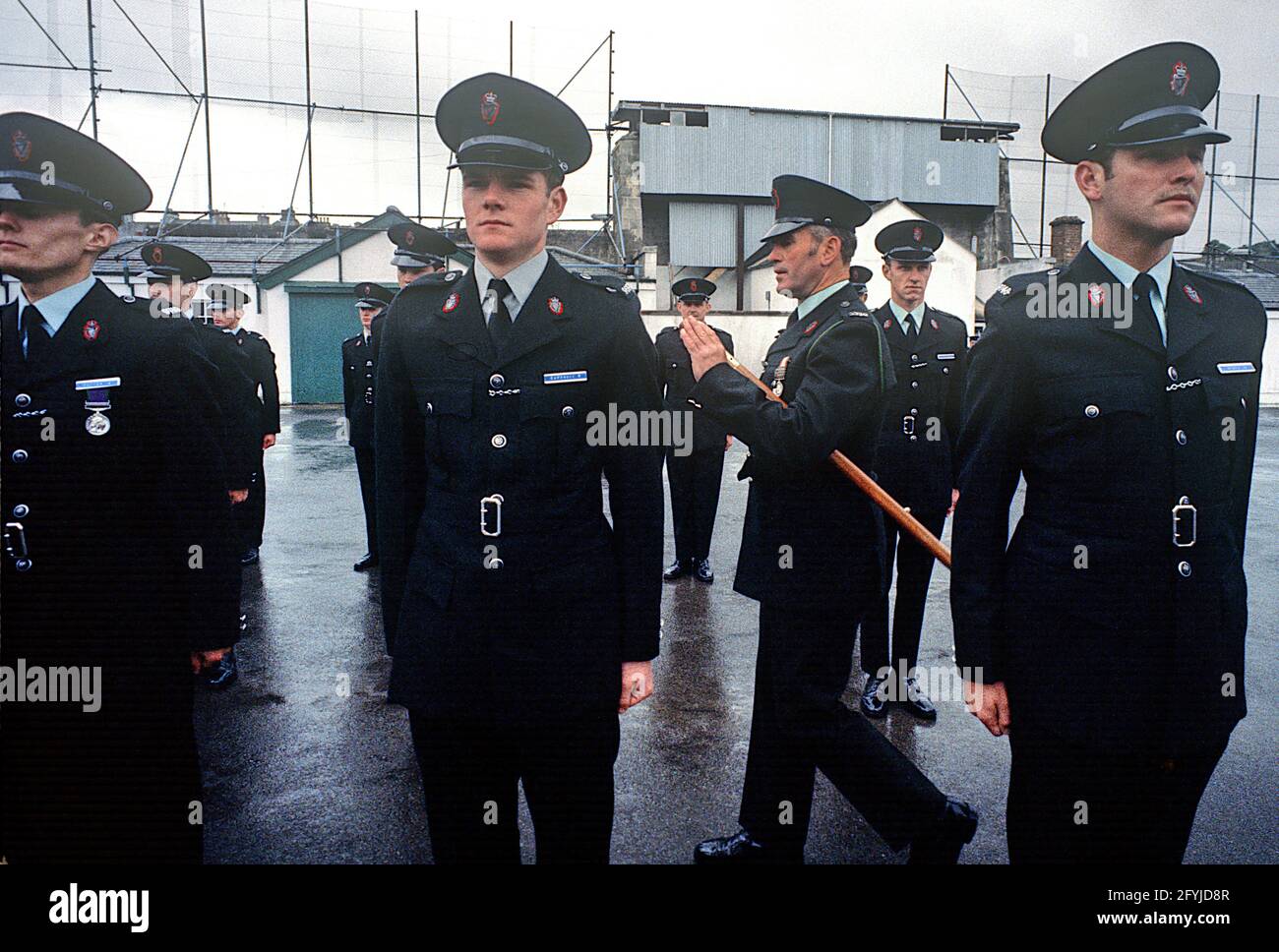 ENNISKILLEN, UNITED KINGDOM - SEPTEMBER 1978. RUC, Royal Ulster ...
