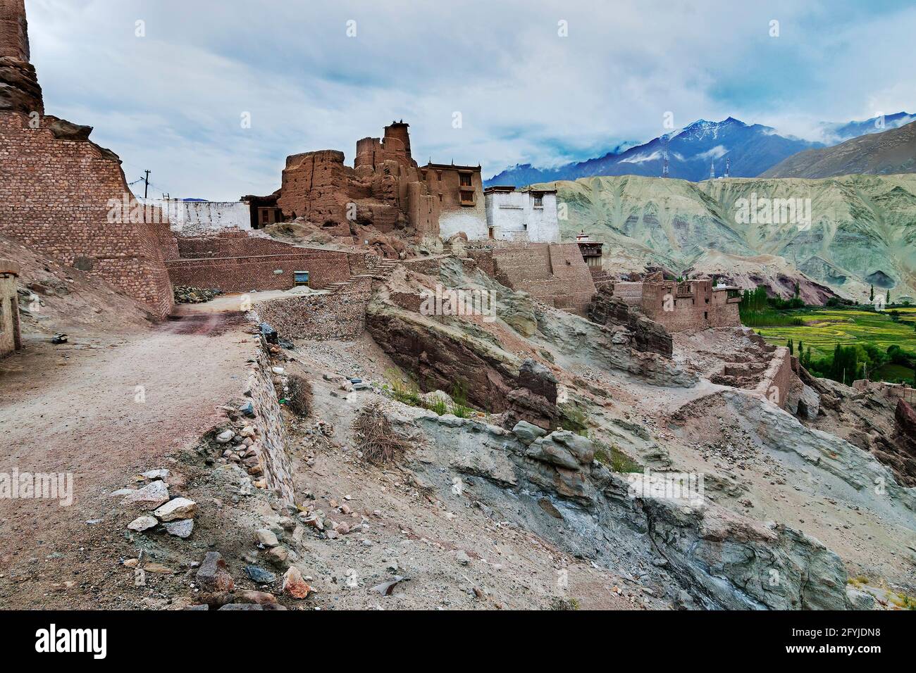 Basgo Monastery is a Buddhist monastery in Basgo, Ladakh, India Stock ...