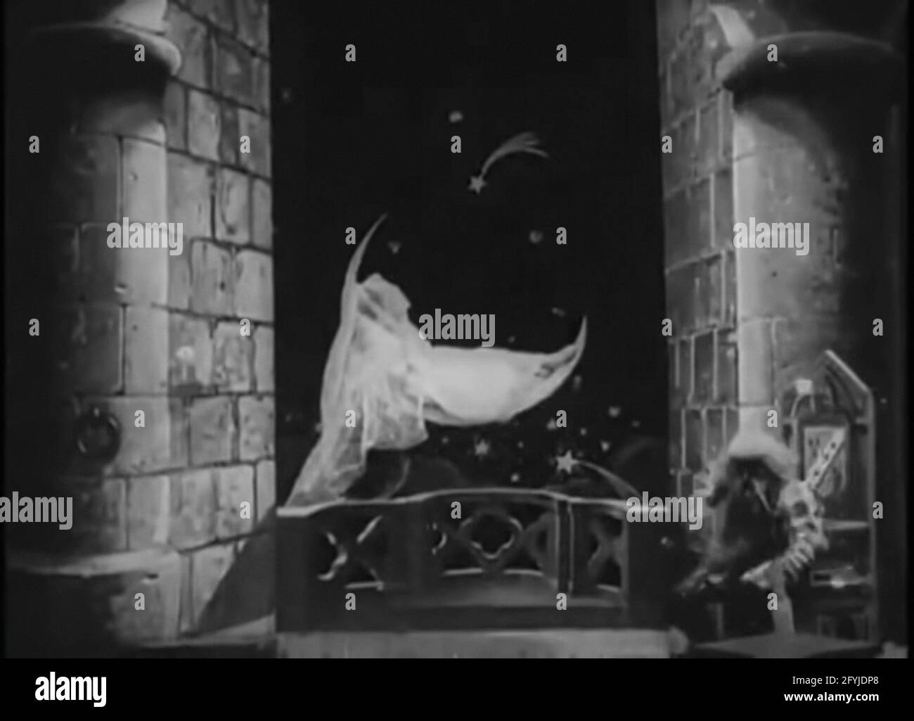 The Astronomers dream vintage movie screen Stock Photo - Alamy