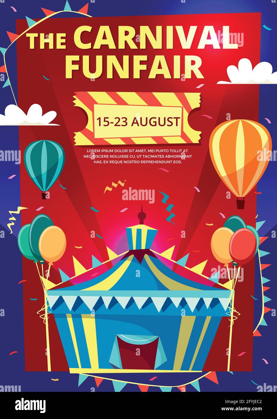 Funfair Poster High Resolution Stock Photography and Images - Alamy