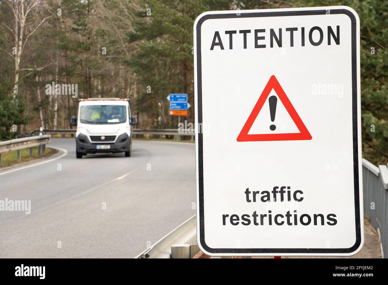 Billboard warning symbol hi-res stock photography and images - Alamy