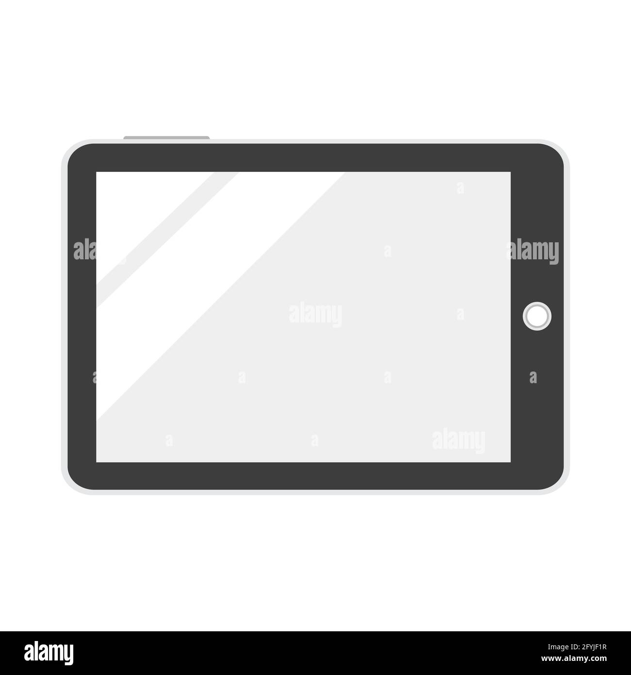 Cartoon vector illustration isolated object electronic gadget tablet ...