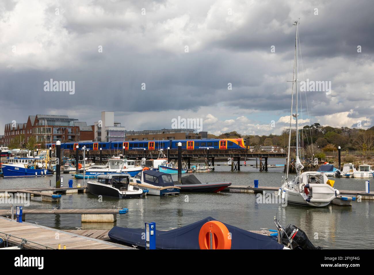 Lymington branch line hi-res stock photography and images - Alamy