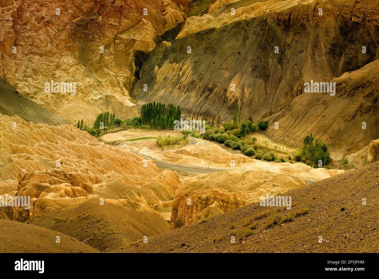 Colourful rocks and stones - formation like moon surface on earth ...