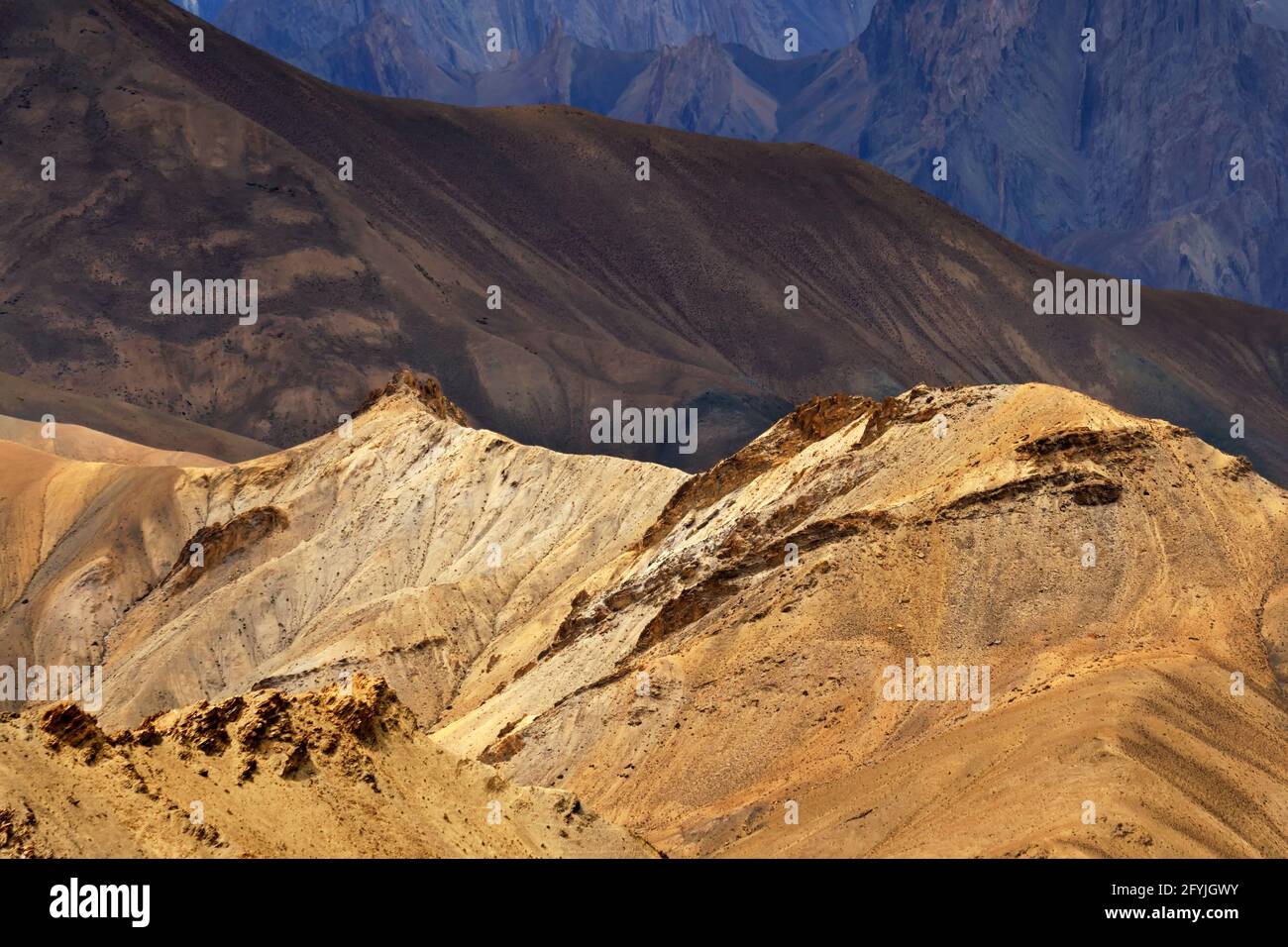 Moonland Mountains , ladakh landscape Leh, Jammu Kashmir, India. The ...