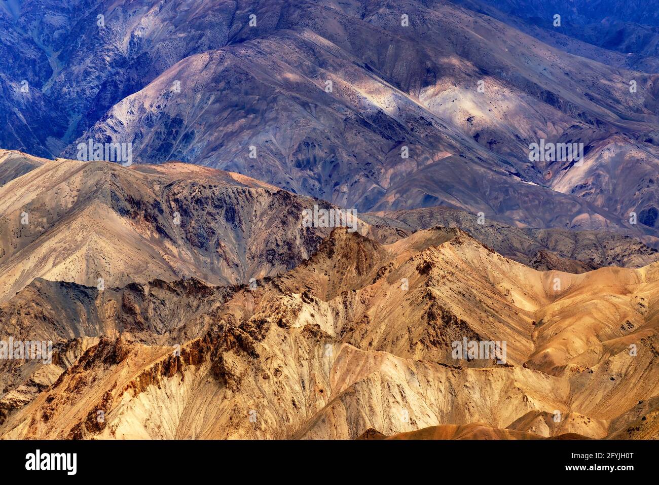 Brown colourful rocks and stones - painting look formation , mountains ...