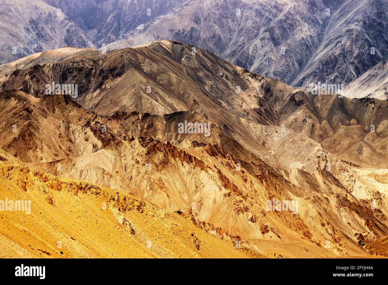Brown colourful rocks and stones - formation like moon surface on earth ...