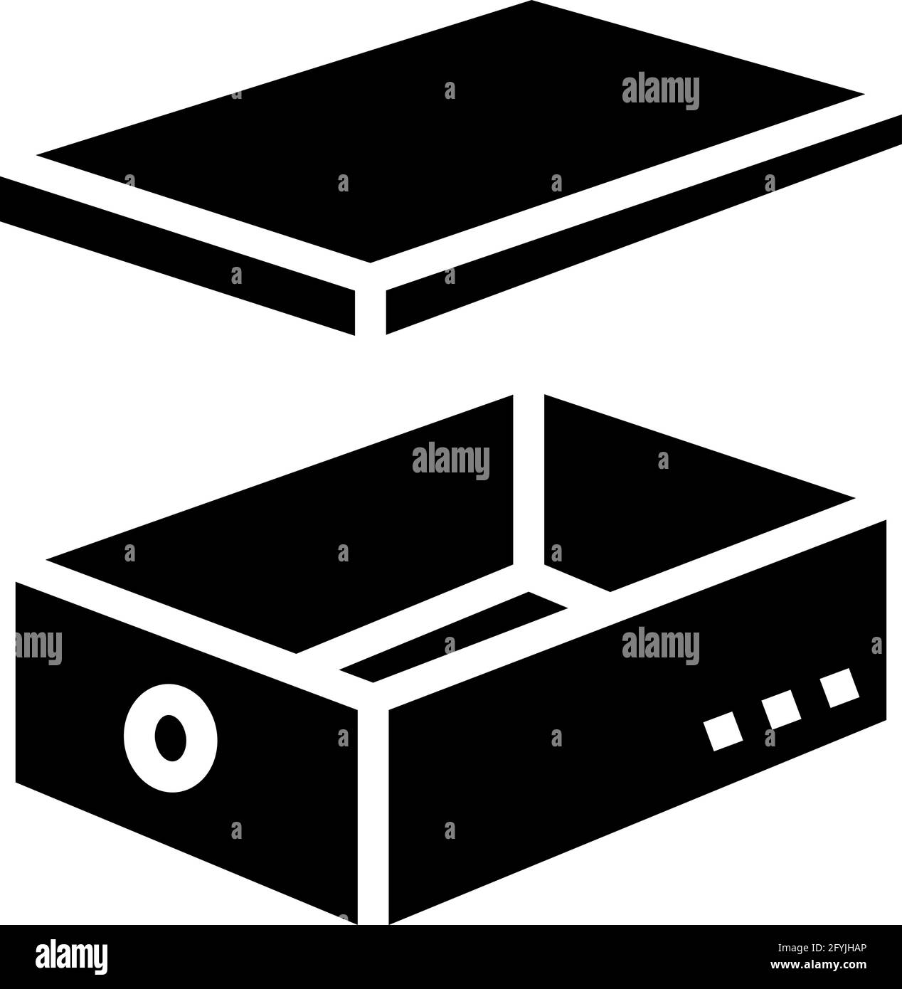 women shoes box glyph icon vector illustration Stock Vector Image & Art ...