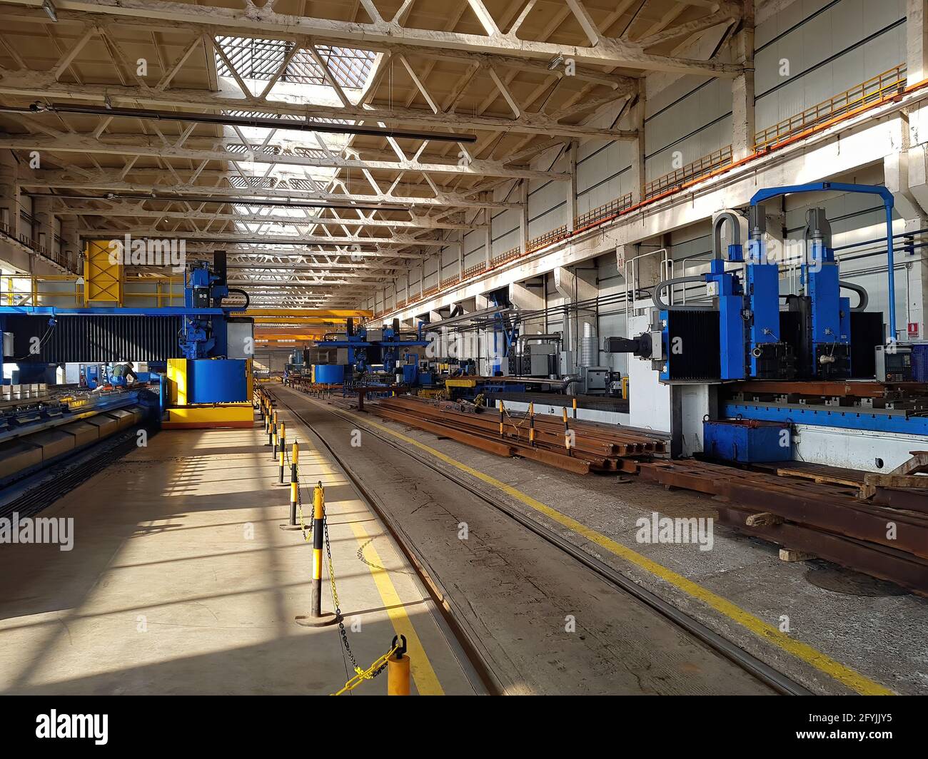 Manufacturing factory, modern high-tech production Stock Photo - Alamy
