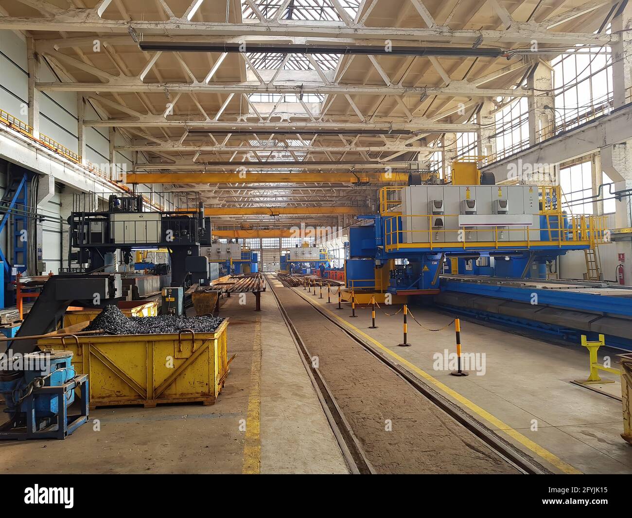 Manufacturing factory, modern high-tech production Stock Photo - Alamy