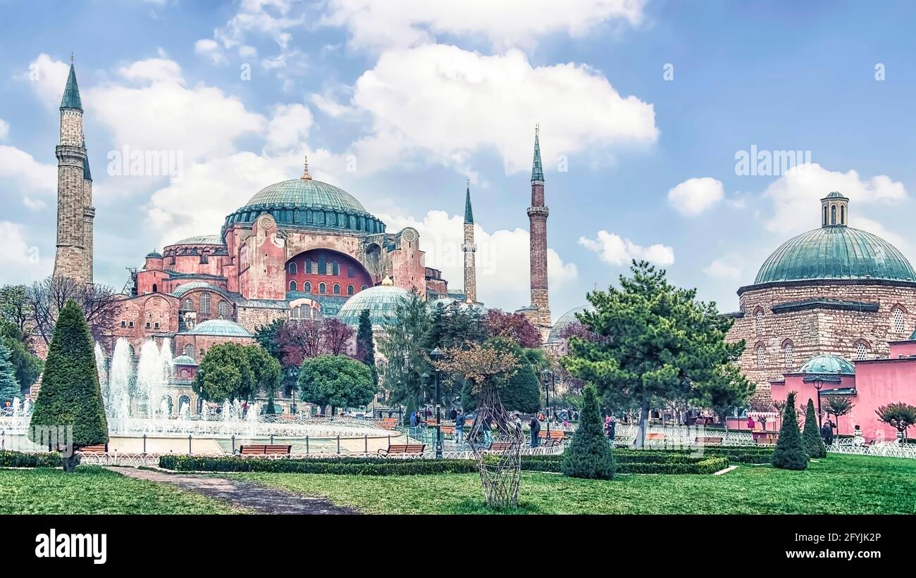 Mosque of hagia sophia in istanbul hi-res stock photography and images ...