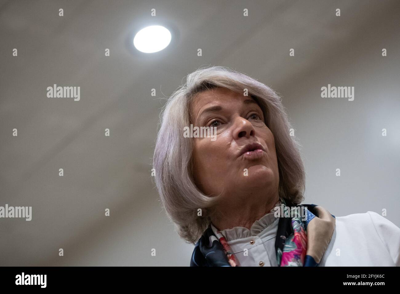 Washington, USA. 28th May, 2021. Senator Cynthia Lummis (R-WY) during a ...